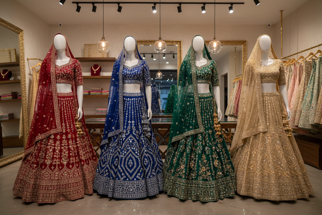 Golf Course Road Designer Lehenga Shop: 2025 Pastel Trends & Bridal ...