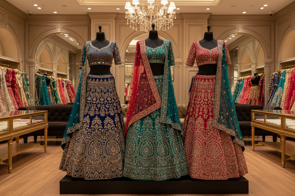 Sector 10A Lehenga Store: Discover 2025’s Heritage Designer Lehengas at ...
