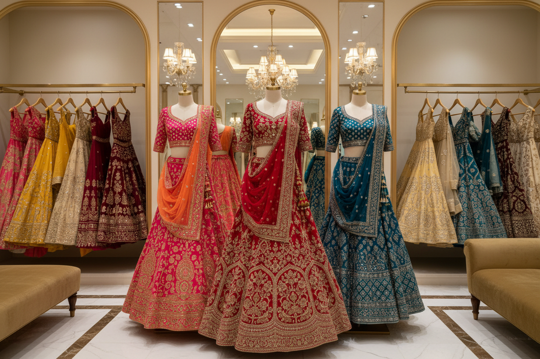 Sector 15 Lehenga Store: Discover Eco-Friendly Designer Lehengas at ...