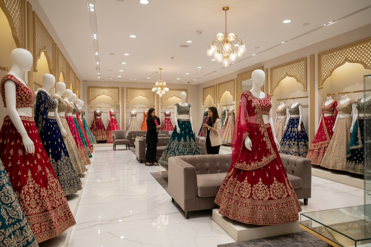 Best Bridal Lehenga Shops in Gurgaon: Top Stores Guide – Daisy